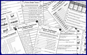 Future Tense Worksheets - Smart Set Studies